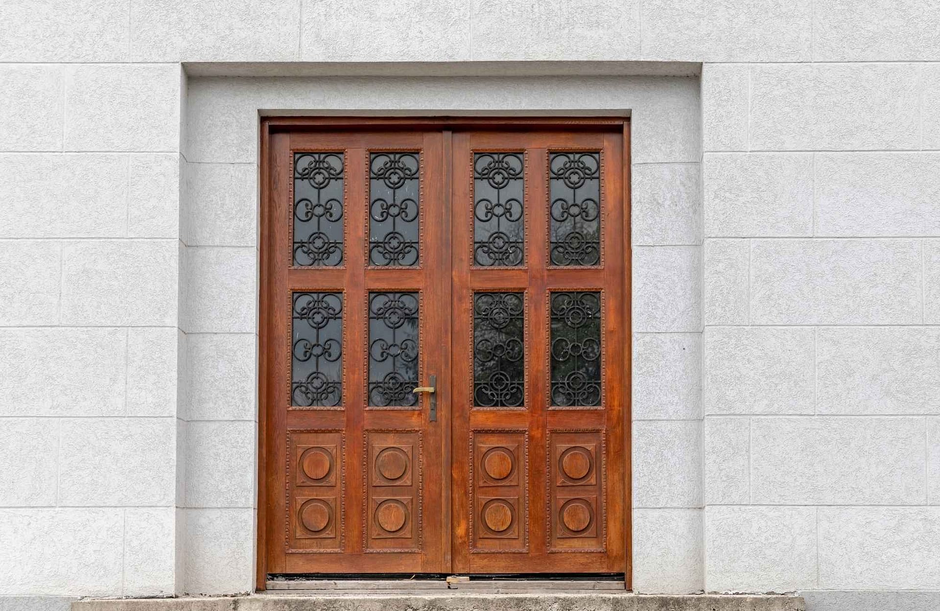 Traditional Double Front Doors for Timeless Curb Appeal